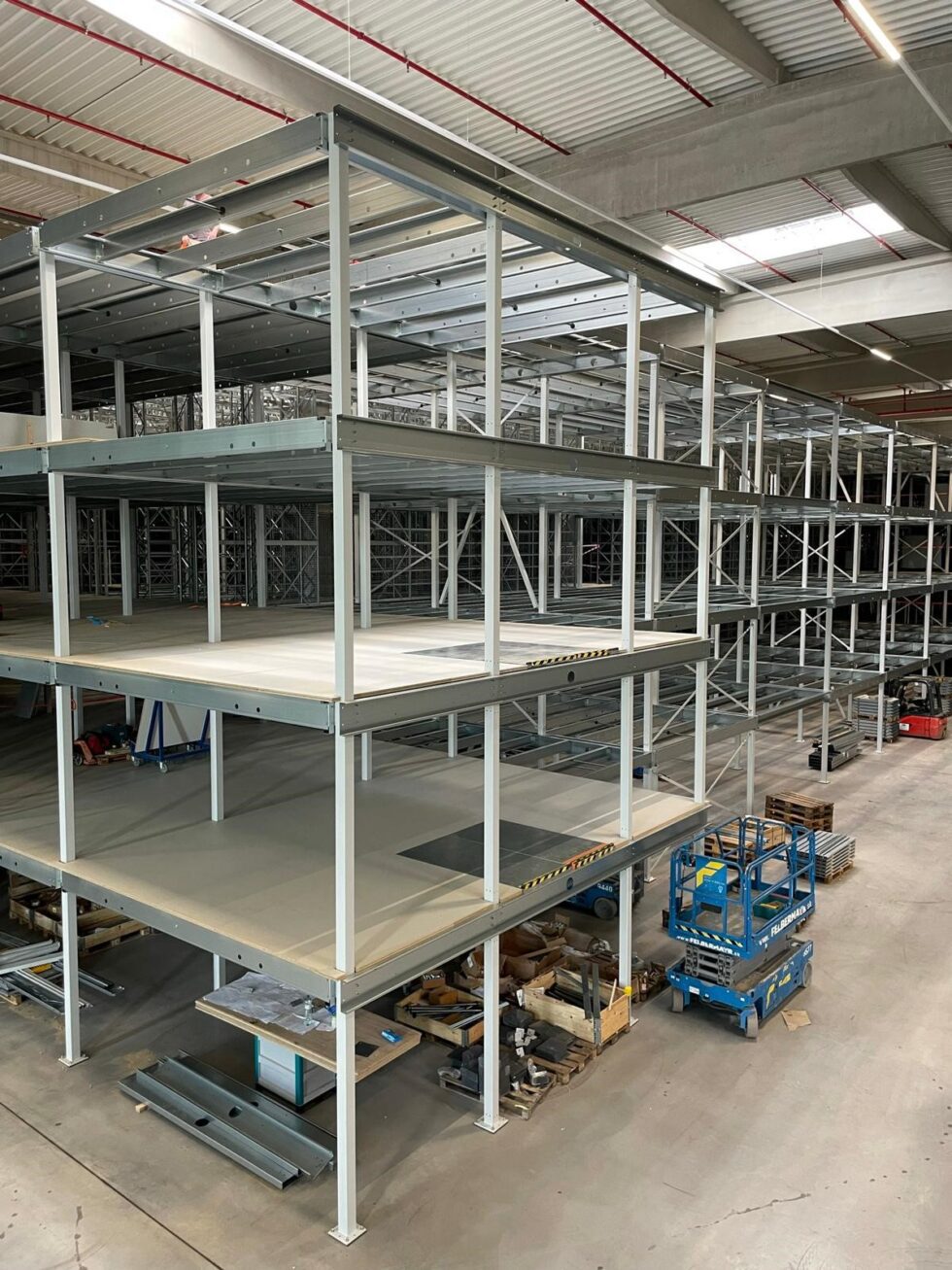 Almacon completes innovative project: four-story mezzanine with ...